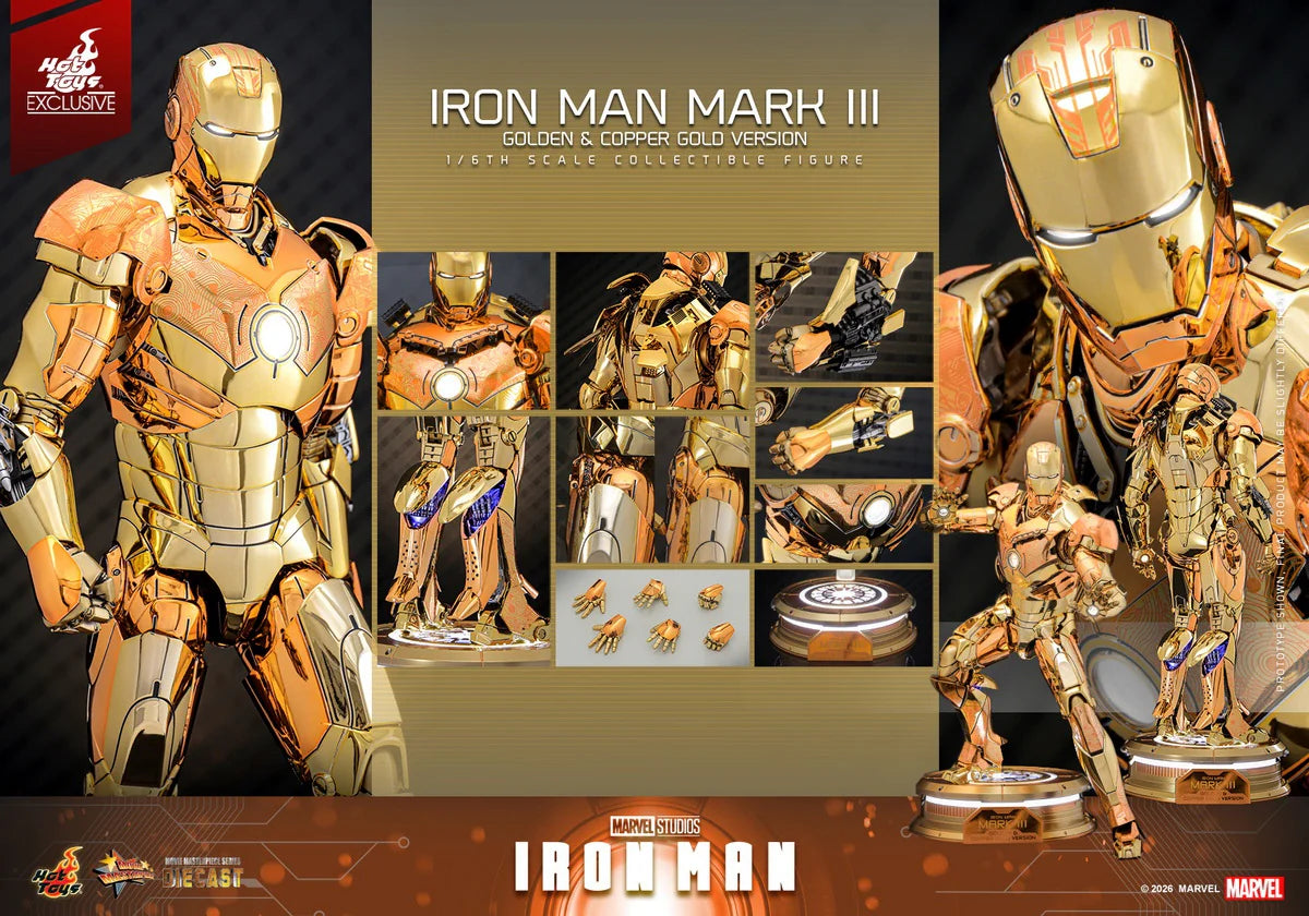 Iron Man - Mark III 3 (Golden & Copper Gold Version) (Special Edition ...