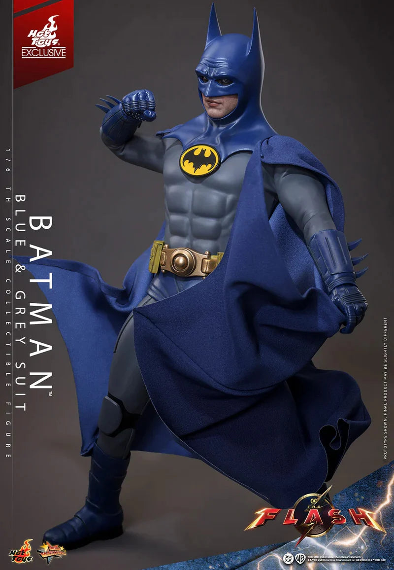 HOT TOYS - 1/6 MMS834 The Flash - Batman (Blue & Grey Suit) Action Fig ...