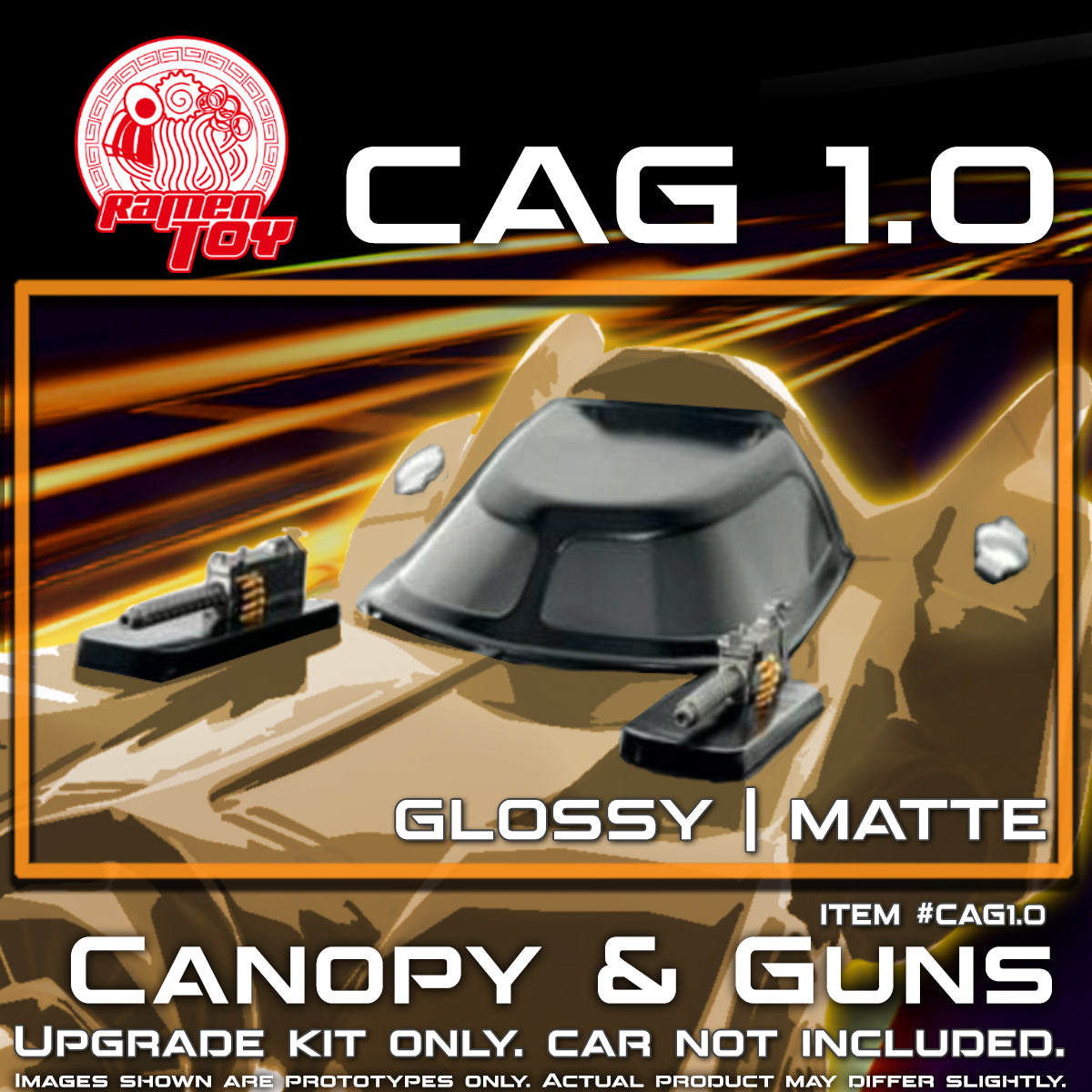 CAG SET 1.0 - Canopy & Guns Upgrade Kit / McFarlane 89 Batmobile ...