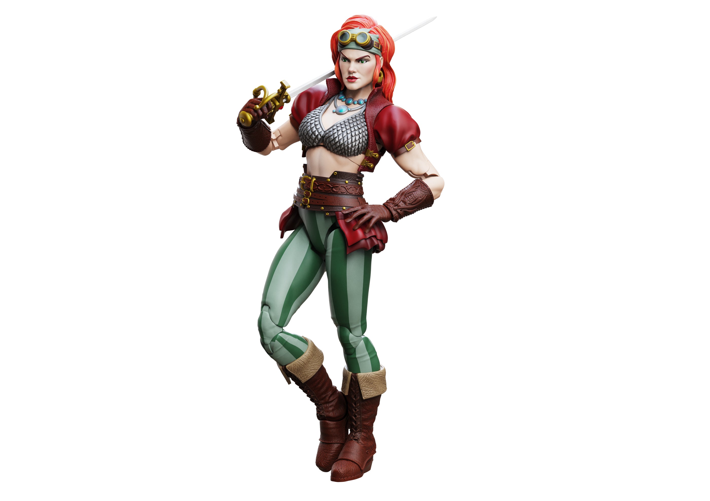 EPIC HACKS RED SONJA STEAMPUNK LEGEND 1/12 SCALE Action Figure – Titan Toyz