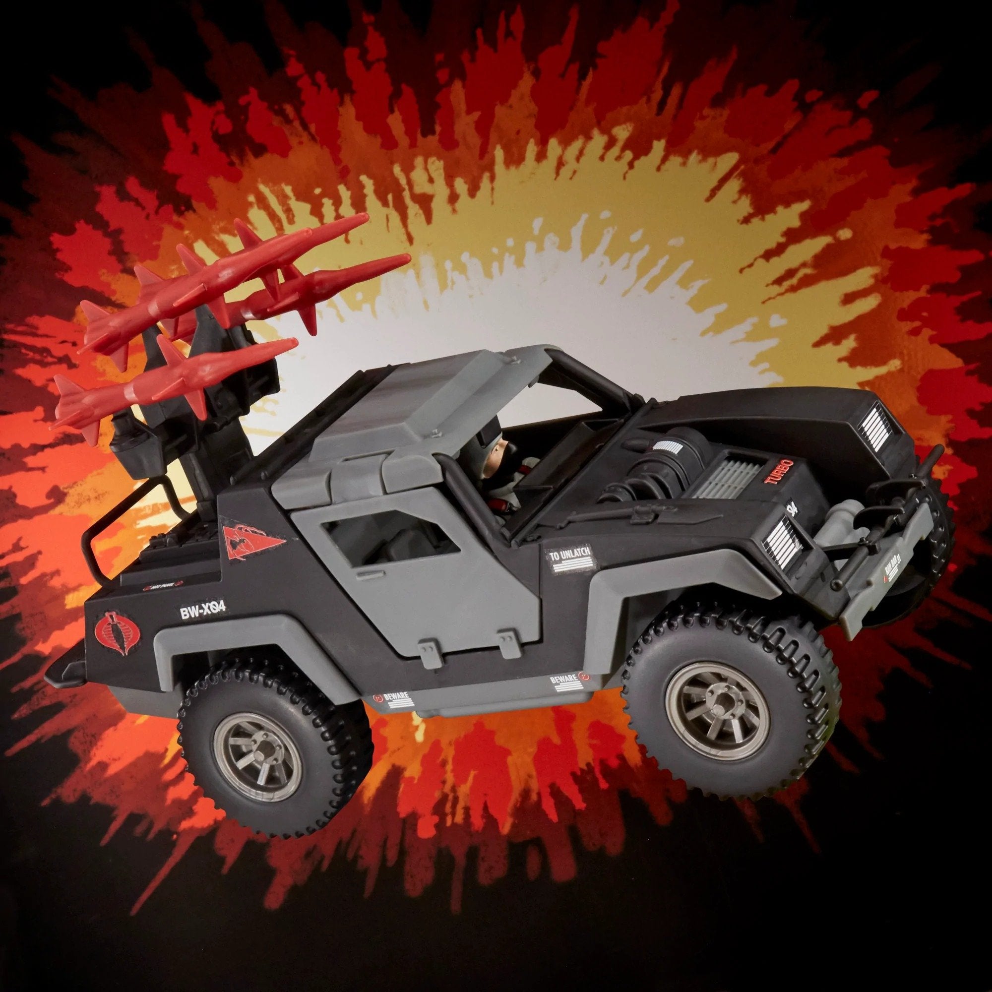 G.I. Joe Retro Collection Cobra Stinger with Cobra Officer Titan Toyz