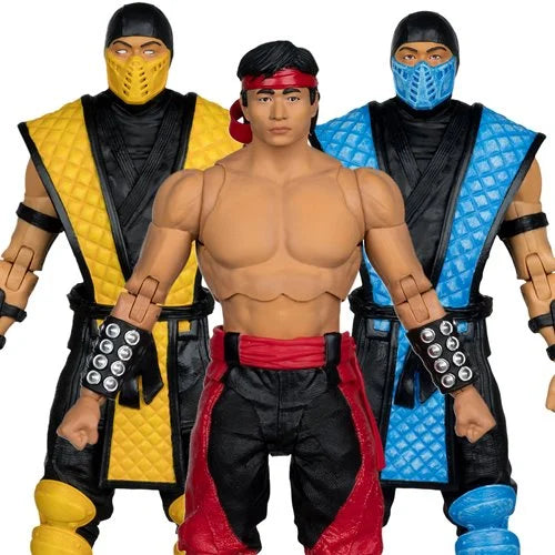 Mortal Kombat Classics Wave 1 7-Inch Scale Action Figures Set of 3 ...